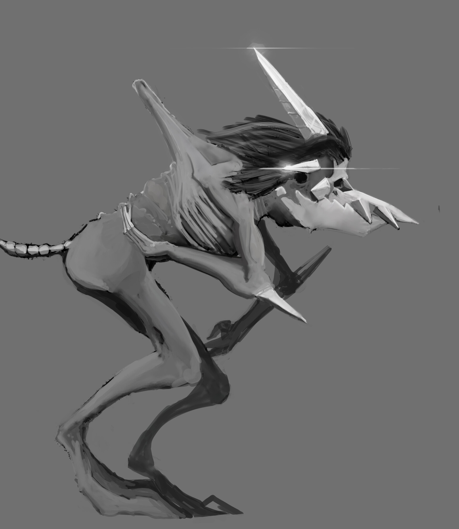 ArtStation - Mutated bird creature