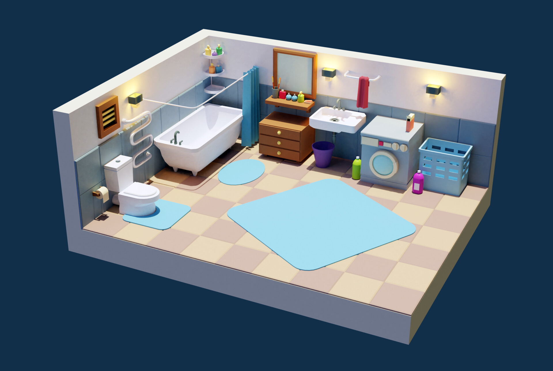 ArtStation - Bath_Room