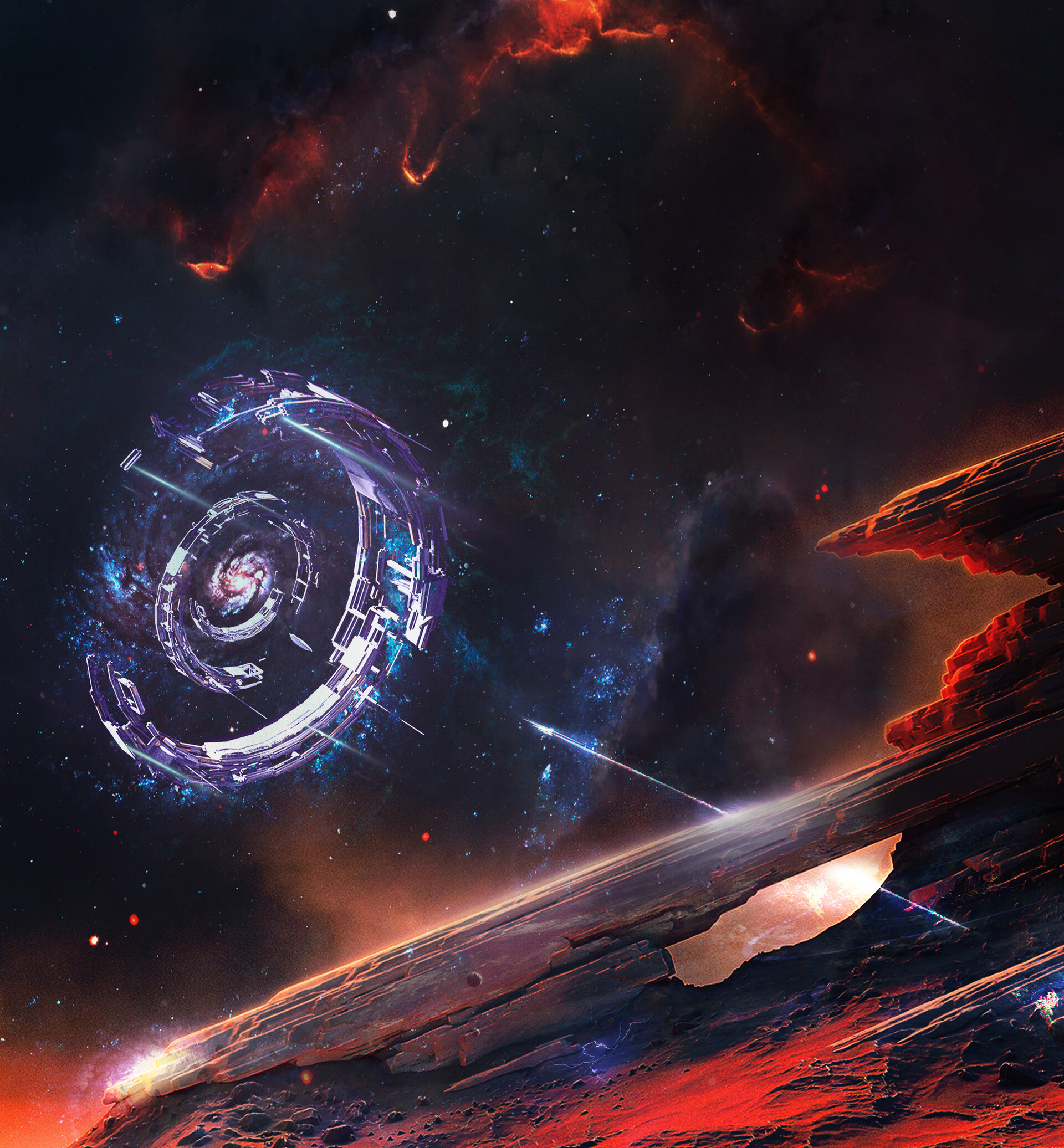 ArtStation - The history of astronomy is a history of receding horizons.