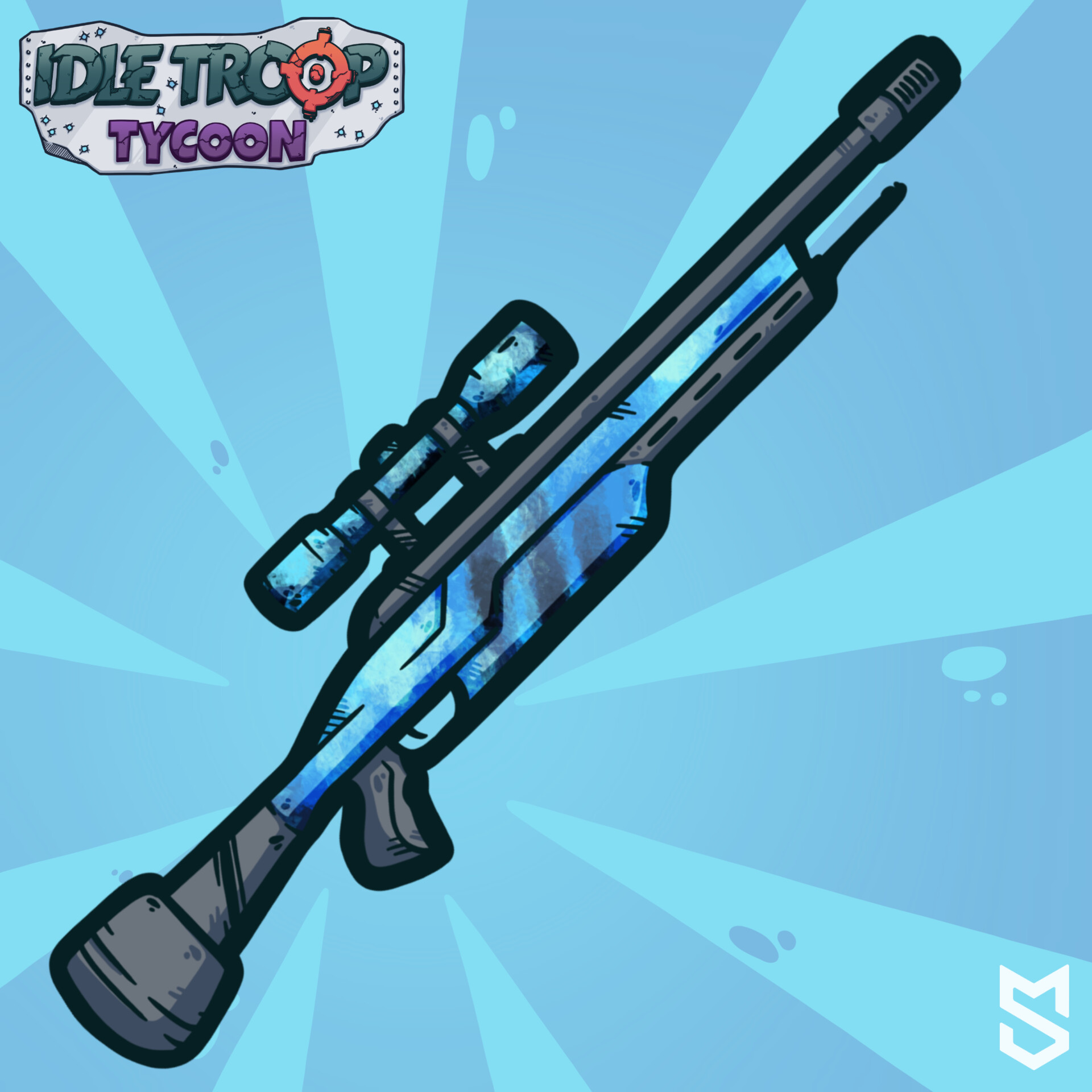ArtStation - Idle Troop Tycoon: Rare Sniper Rifle