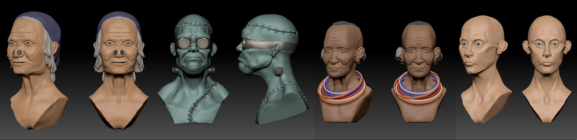 ArtStation - Bust Practice (2020)