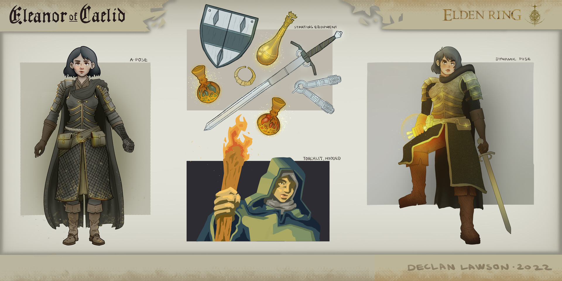 ArtStation - Eleanor of Caelid - Character Concept