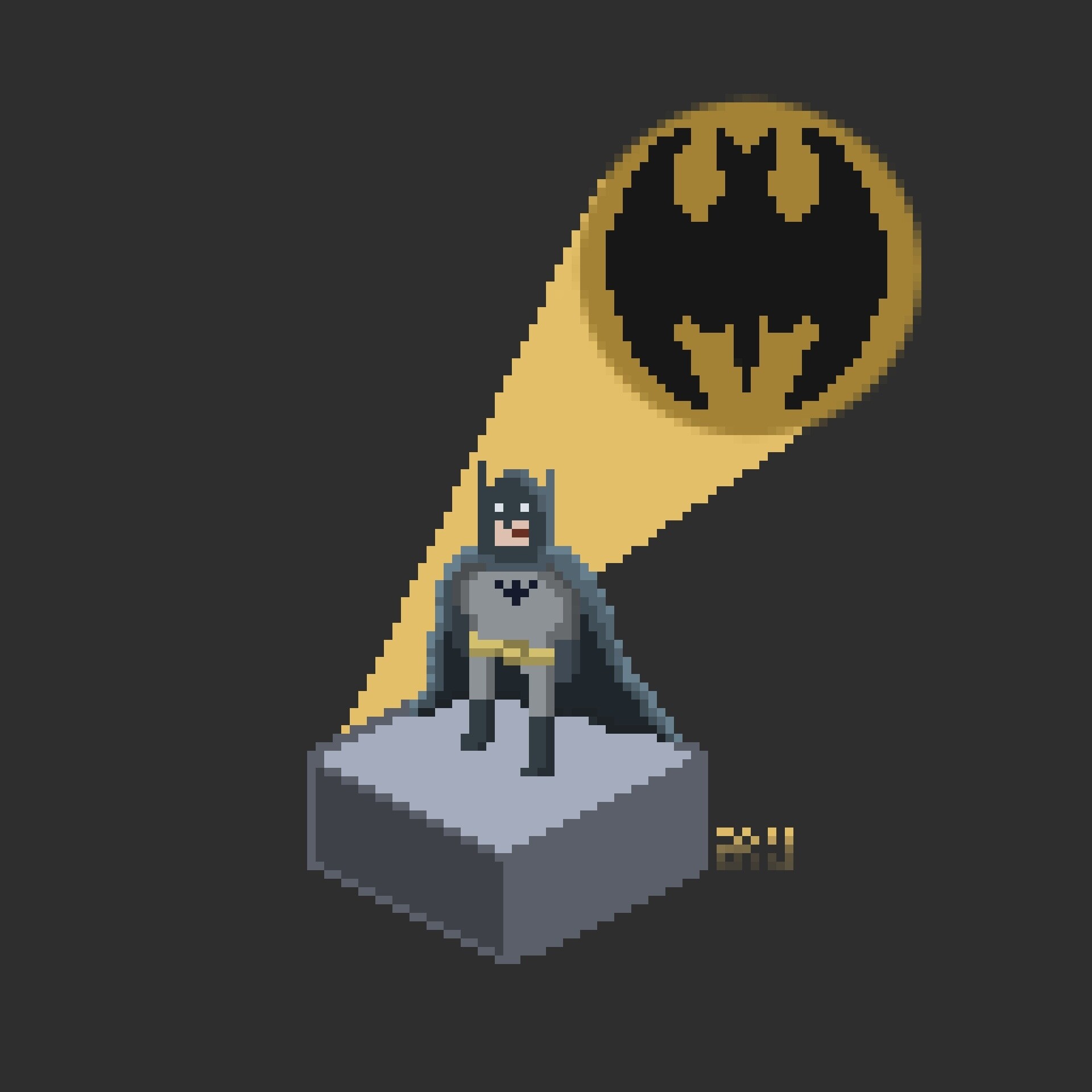pixel batman lego