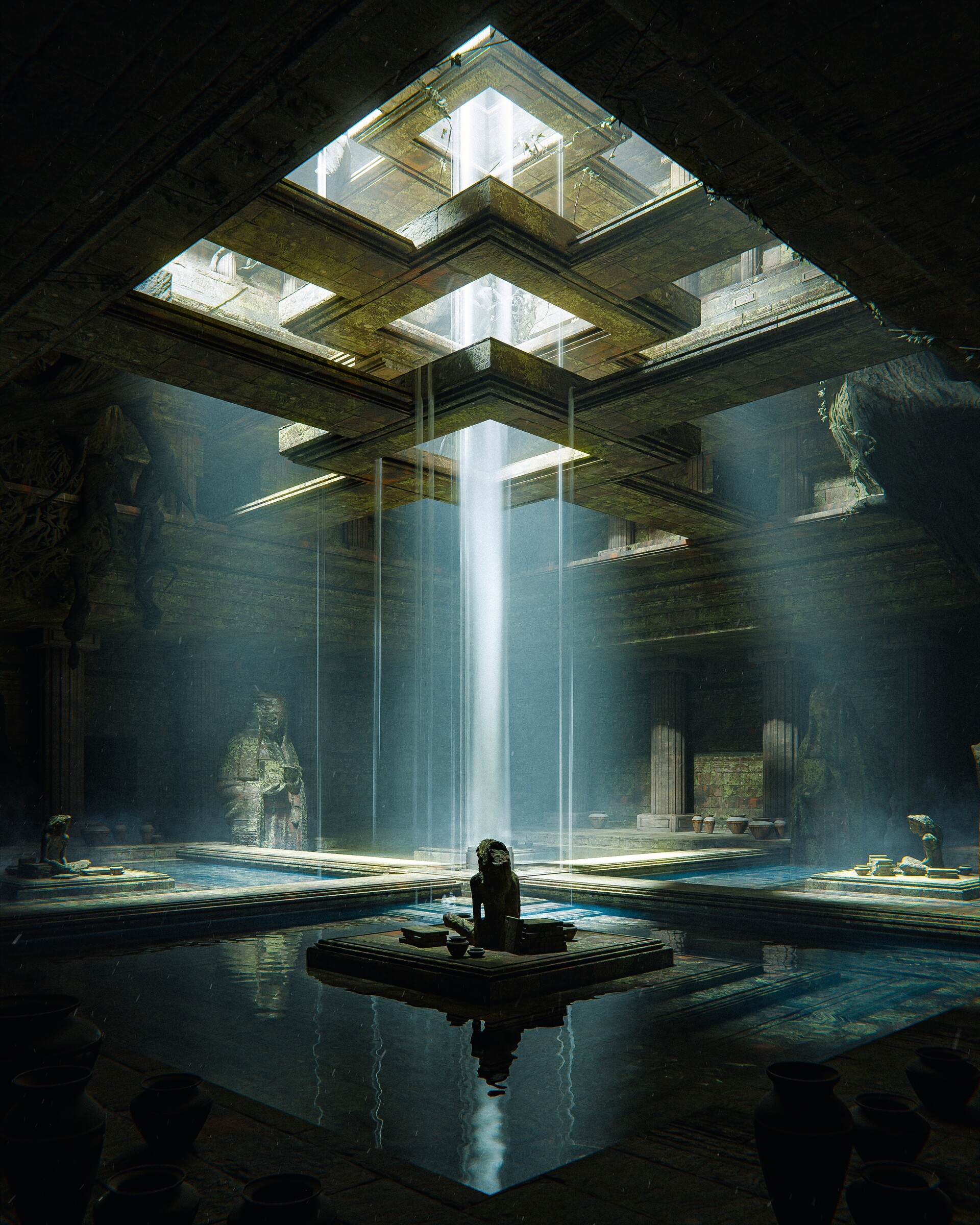 ArtStation - Temple of Hydor