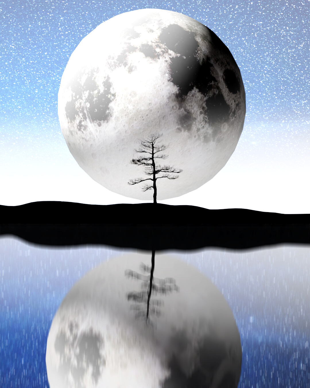 ArtStation - Moon Night Shadow