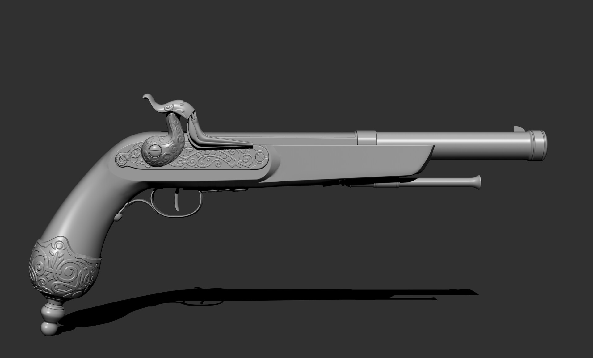 ArtStation - Old style gun