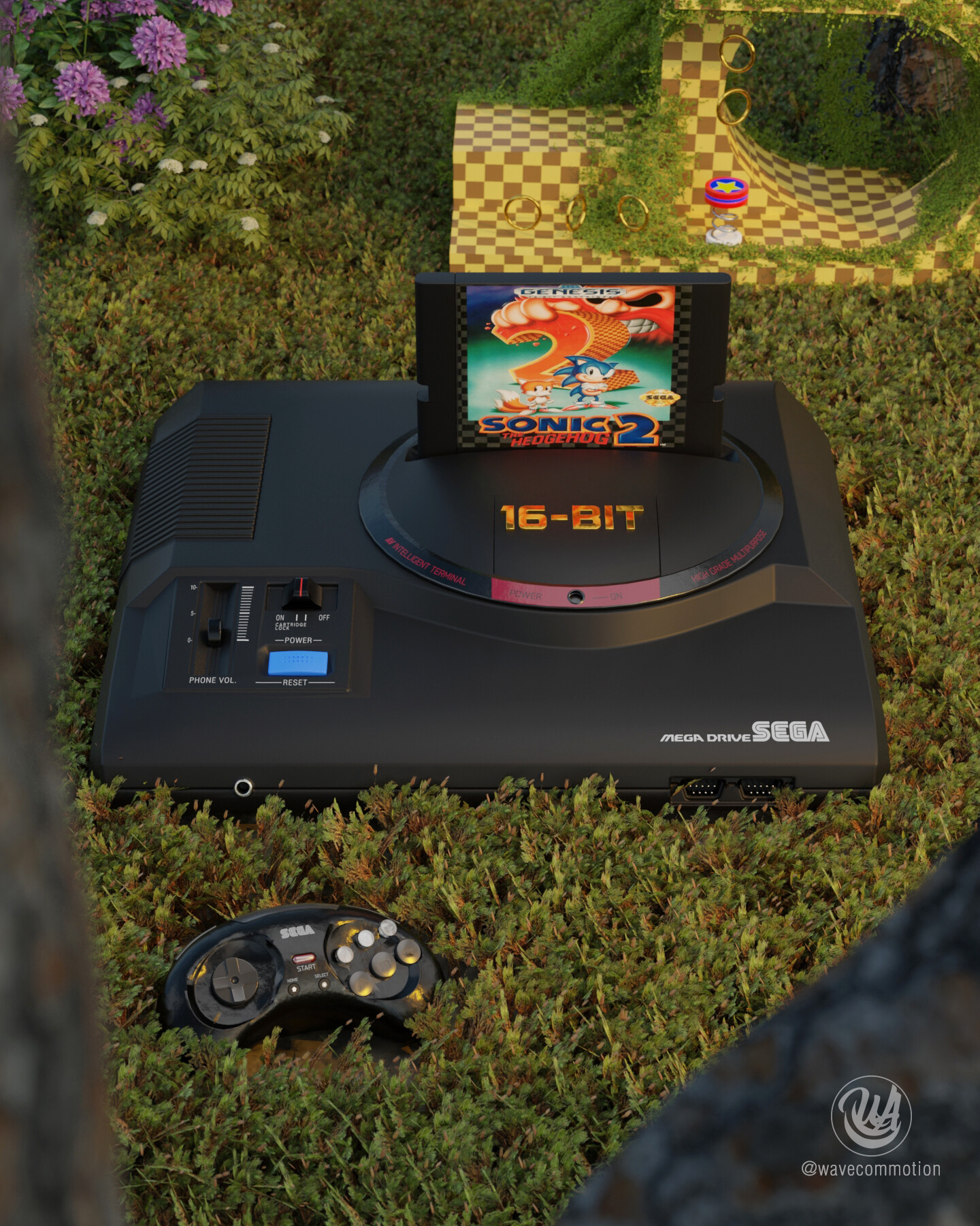 ArtStation - Mega Drive Mini 16-bit