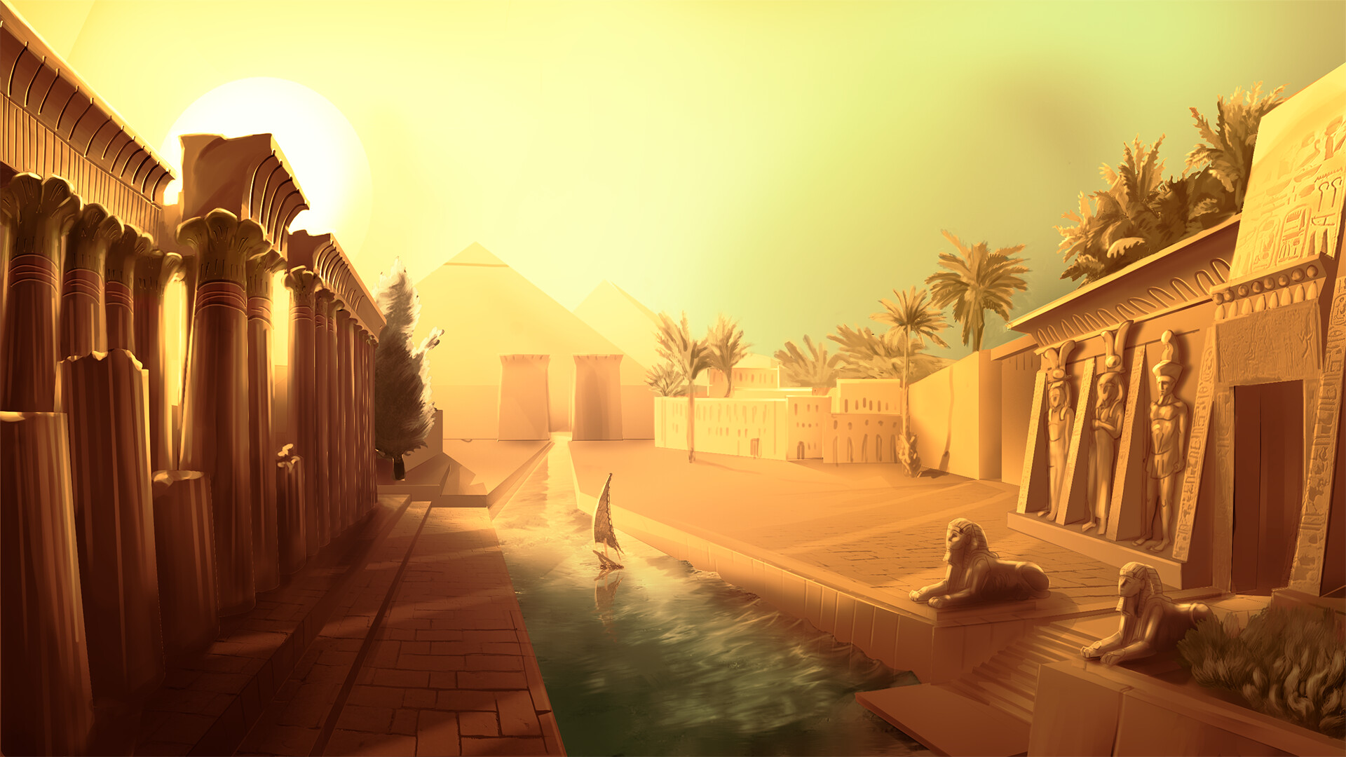 ArtStation - Egypt Background