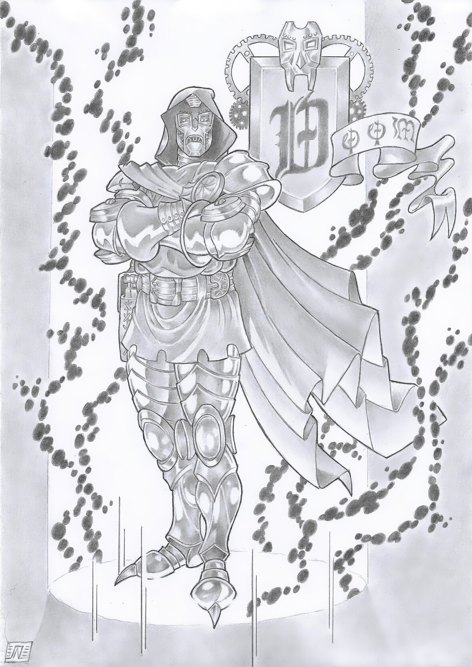 dr doom coloring pages