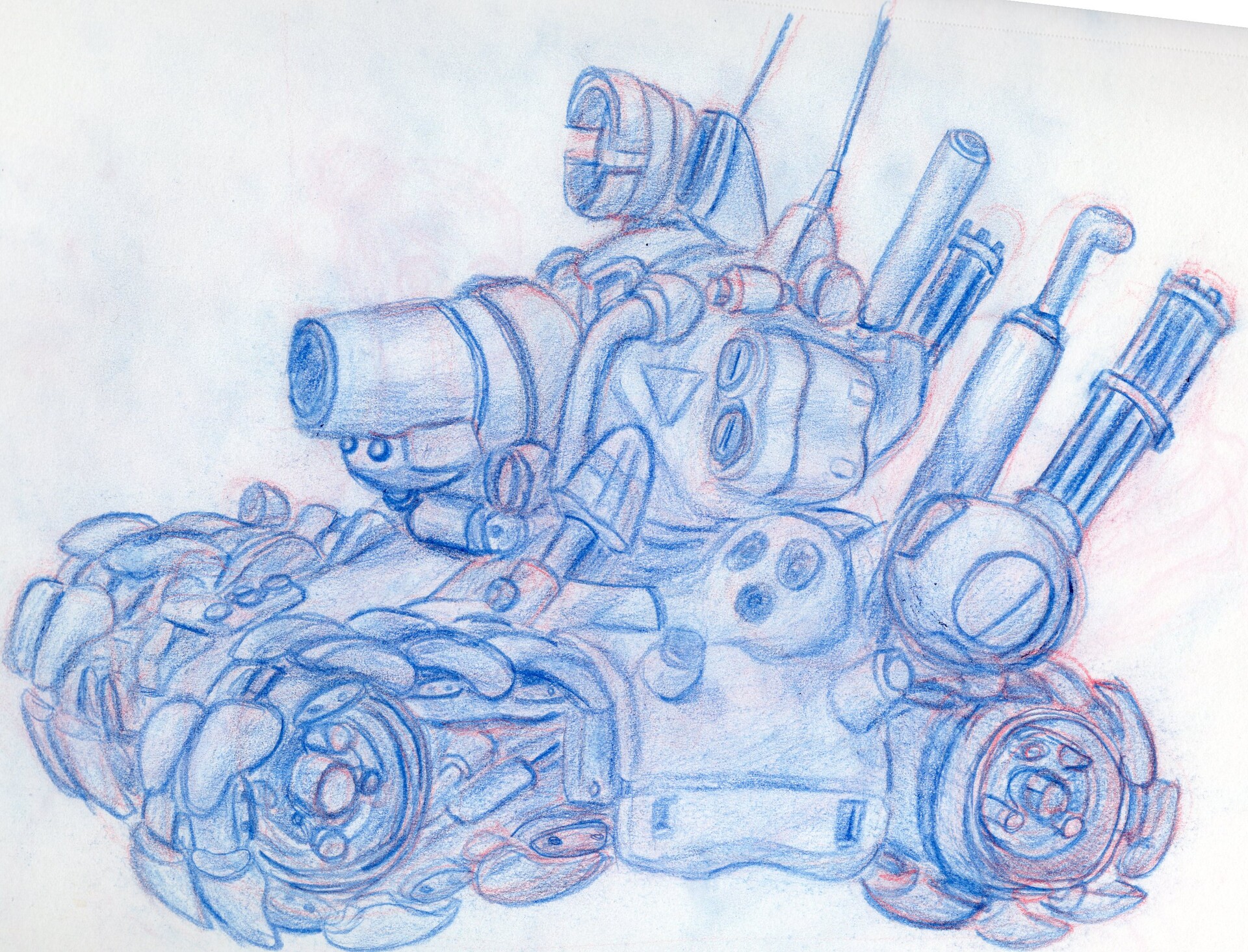 how to draw metal slug