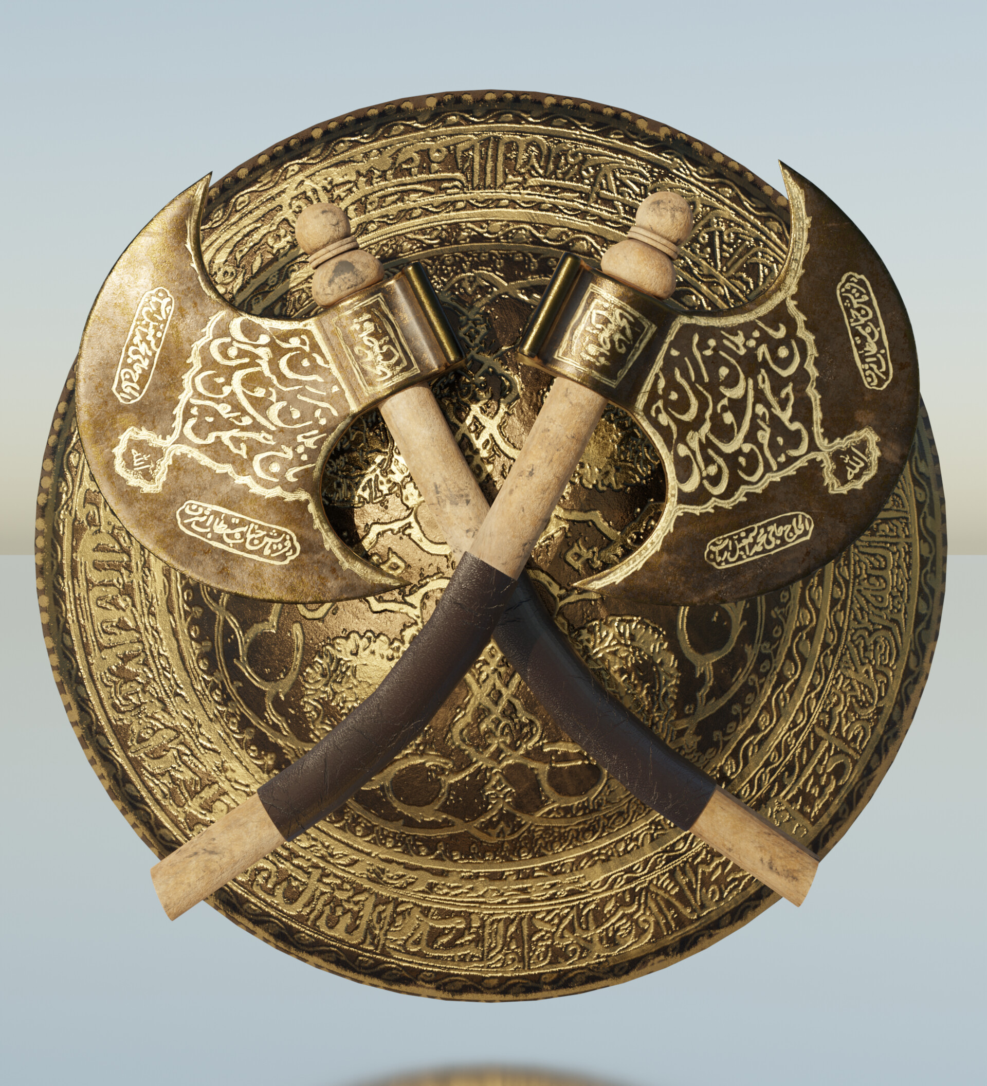 ArtStation - Ottoman Axe-Shield