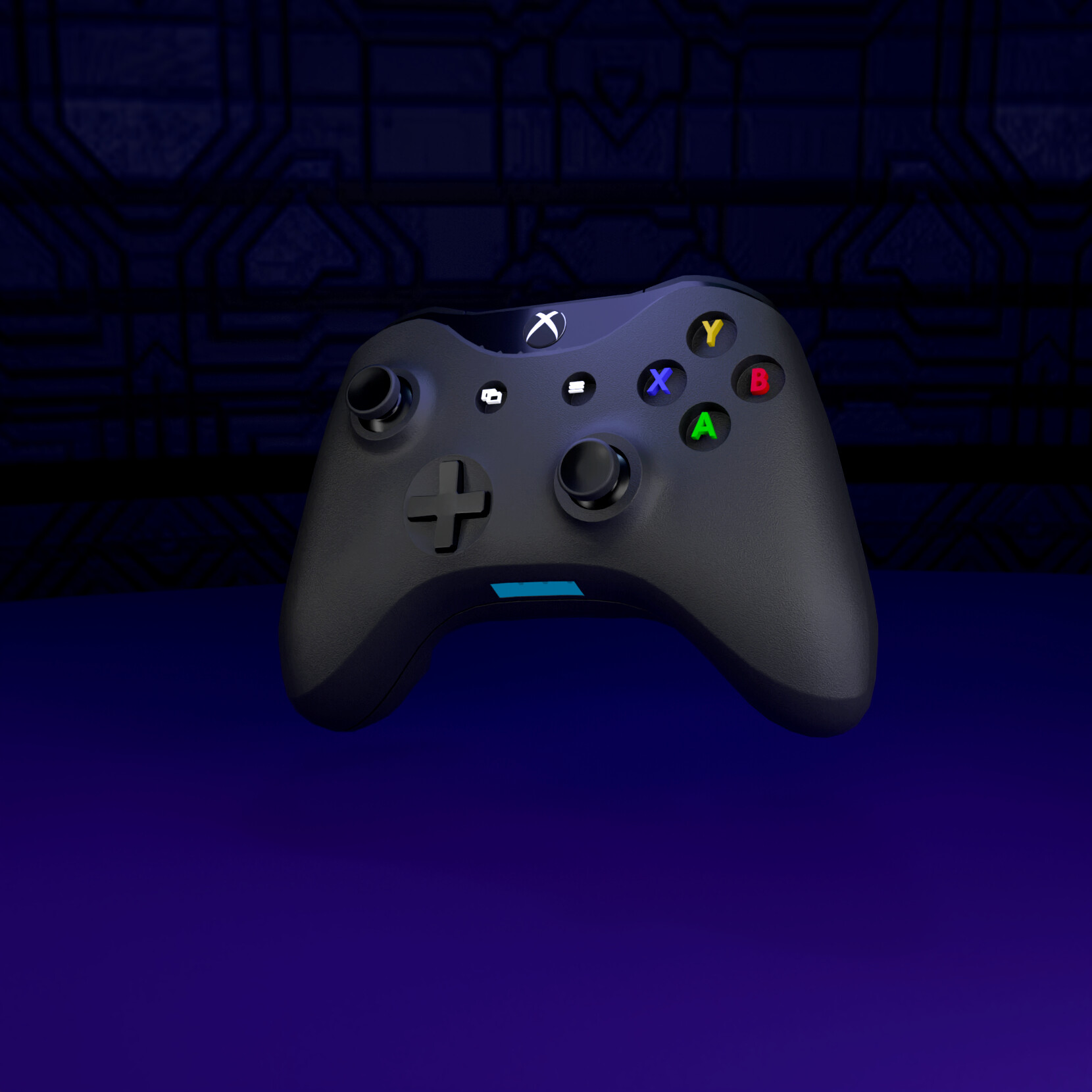 Hartesh Kumar - Xbox Gaming Controller 3D model | Blender 3D