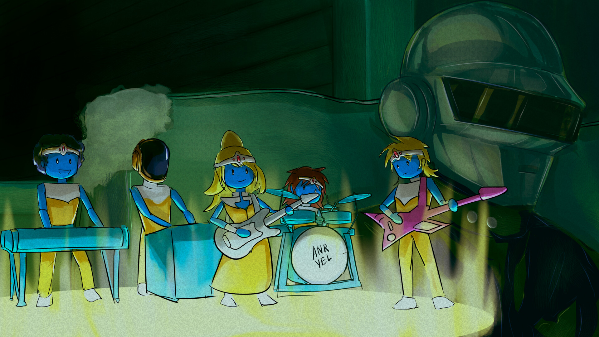 ArtStation - Daft Punk tribute