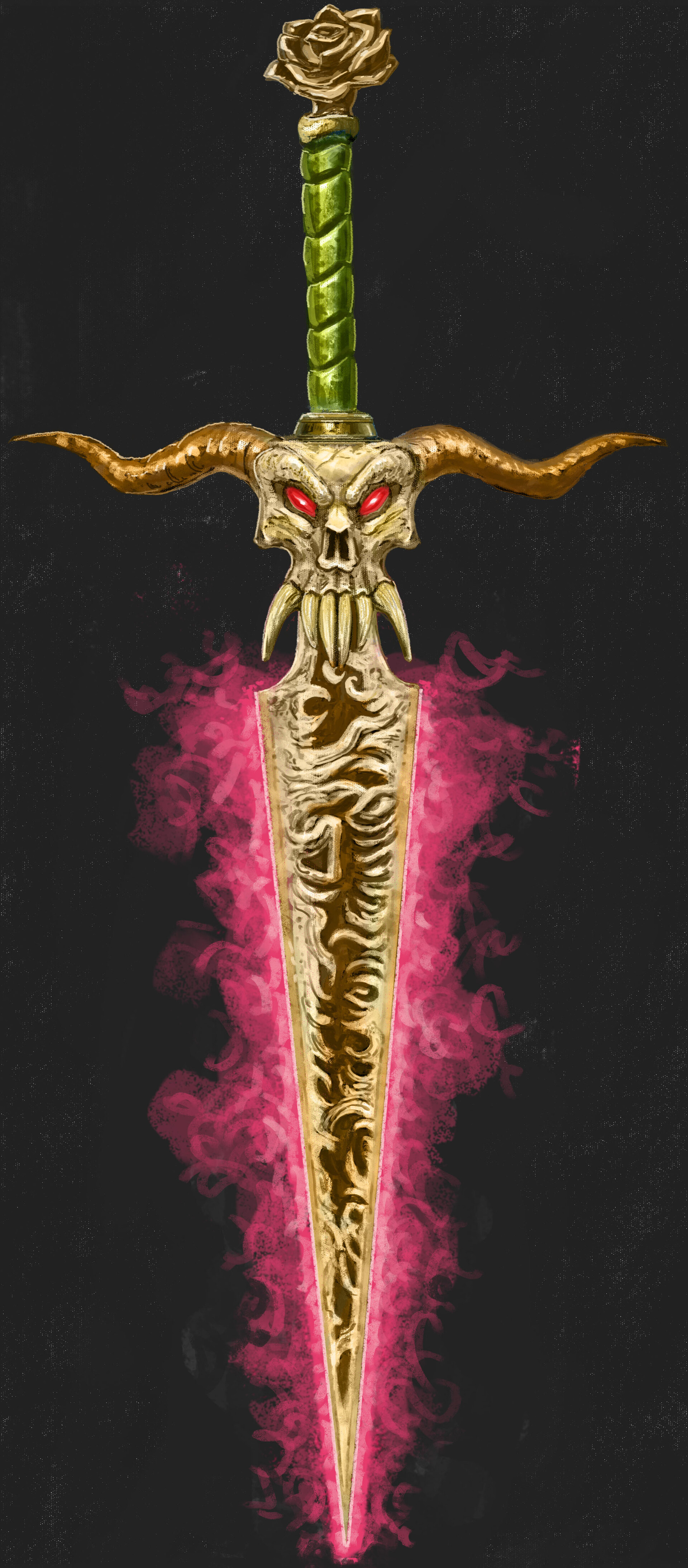 luca zeccoli - Skull and Bone Magic Swords