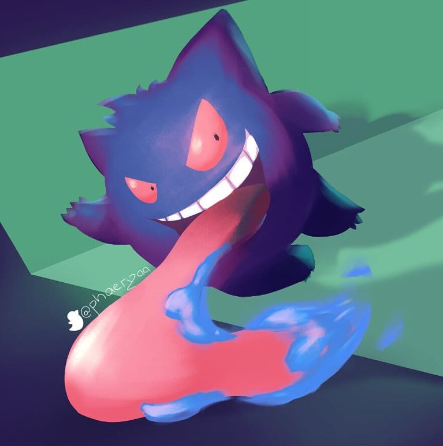 ArtStation - Pokemon: Gengar