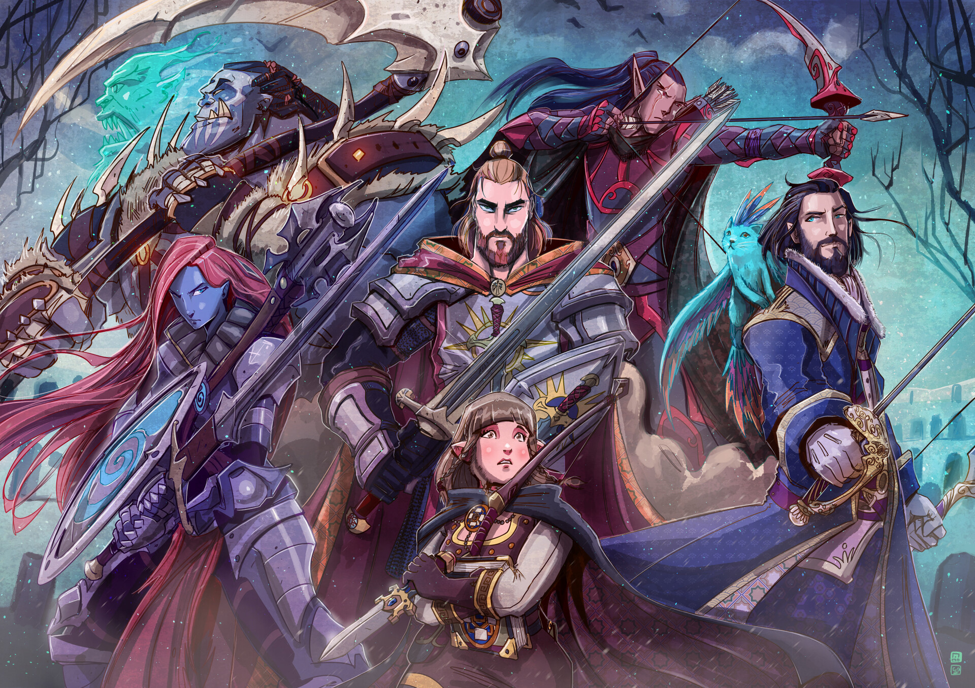 ArtStation - RPG Party 6