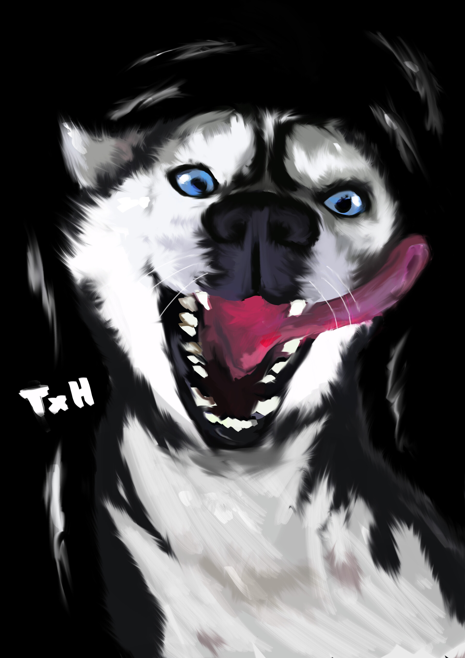 ArtStation - Husky dumbbb