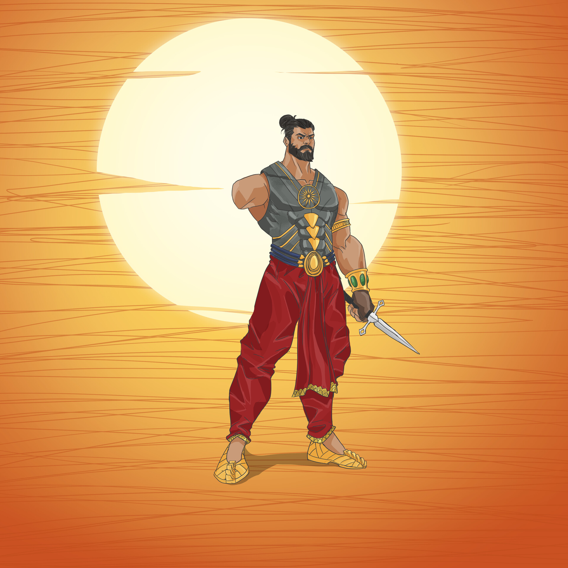 ArtStation - NFT_Indian Warrior
