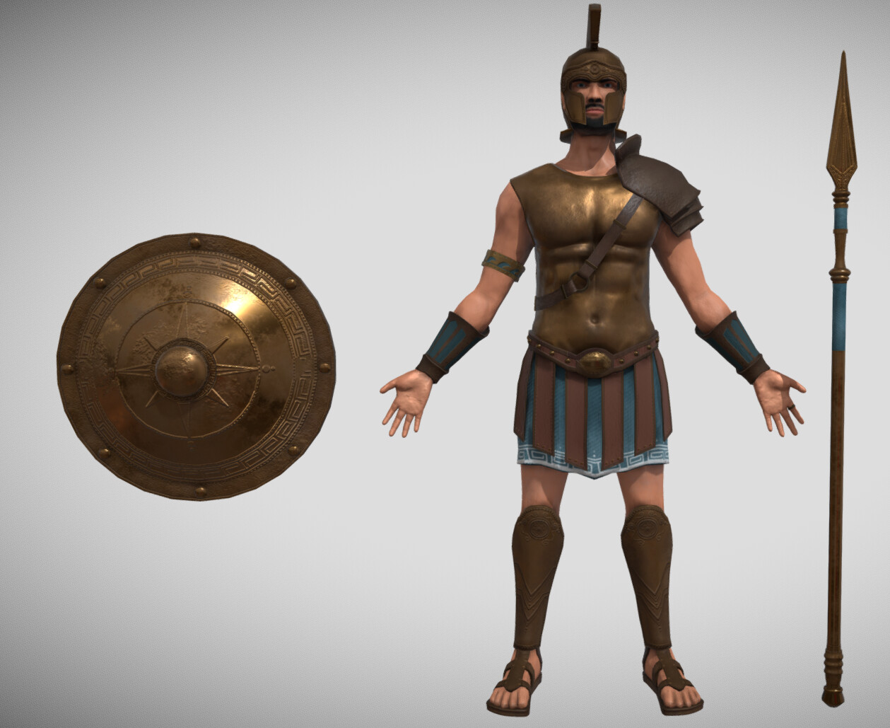 Fiona Beale - 3D Model- Nautical Character