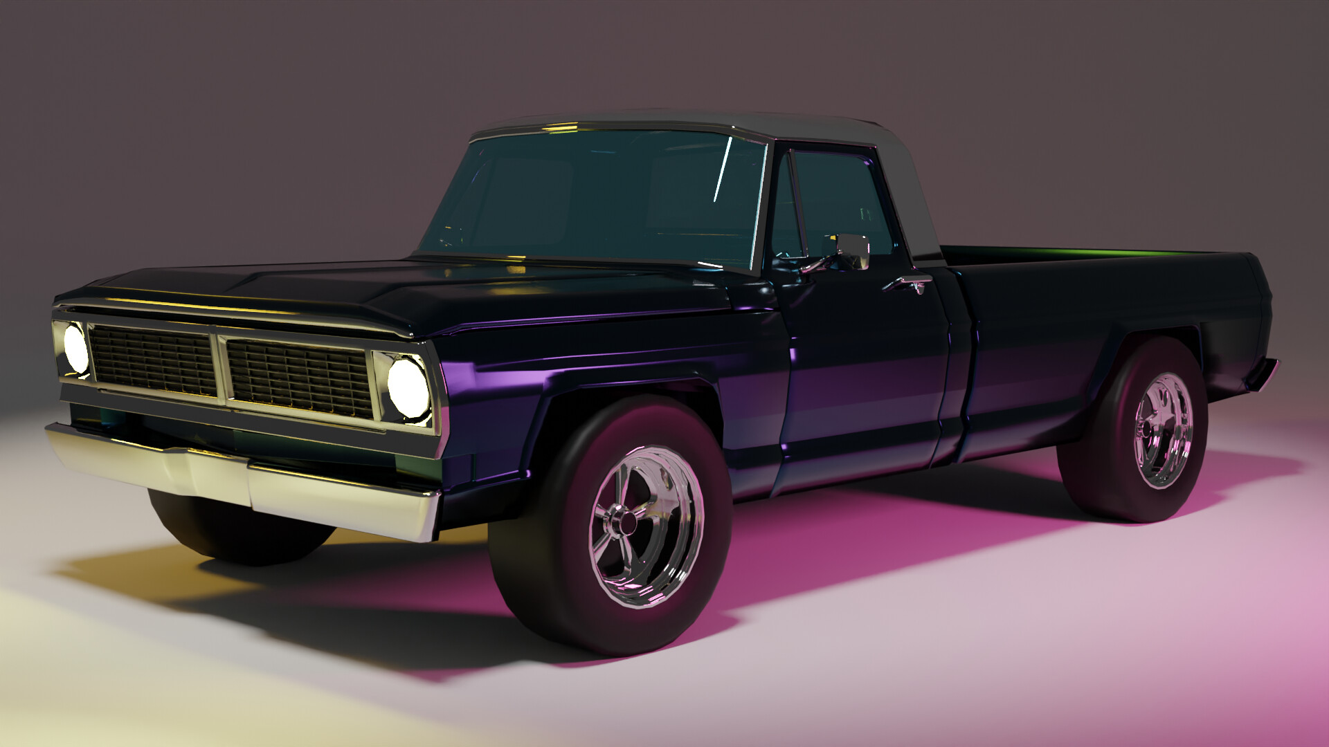 ArtStation - 3D 1975 Ford F-100
