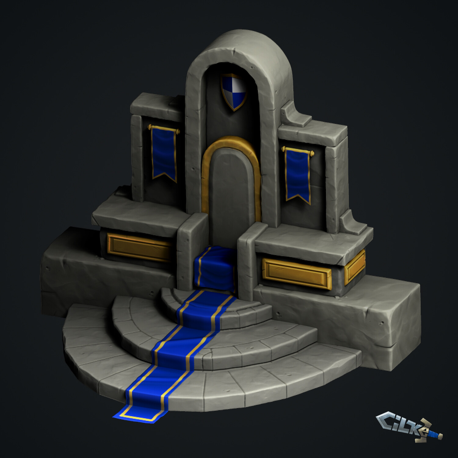 ArtStation - Stone Throne