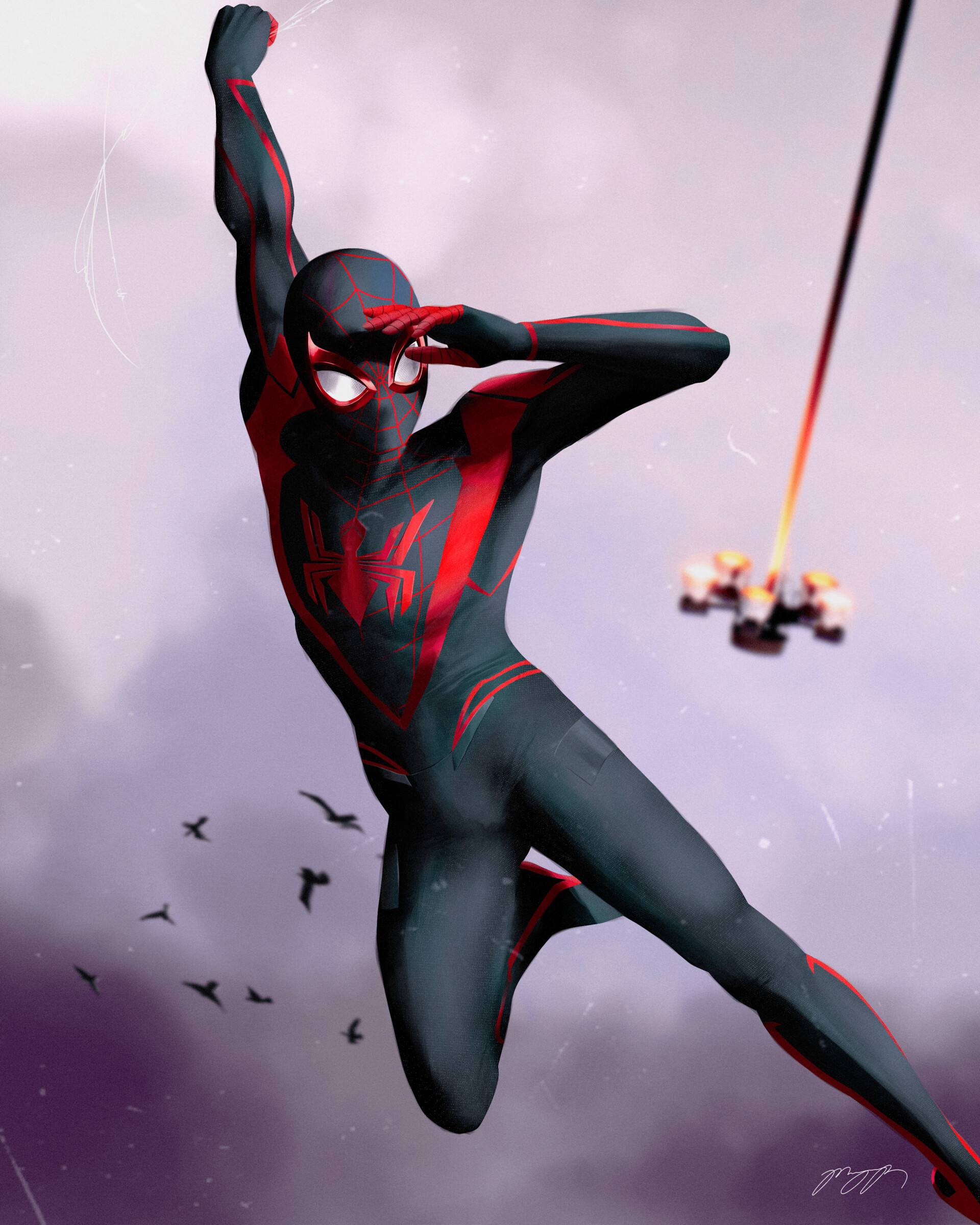 ArtStation - "Now I'm flying"