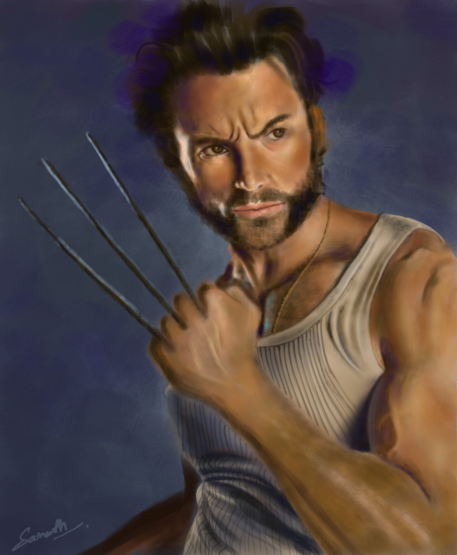 ArtStation - x_man digital painting