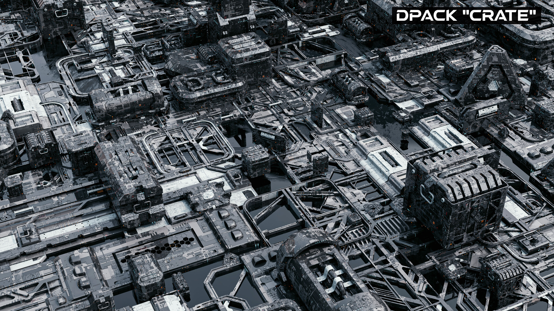 Bruno "BRUNYA" Brokers - Easy SCI FI crate kpack for Blender | Trim ...