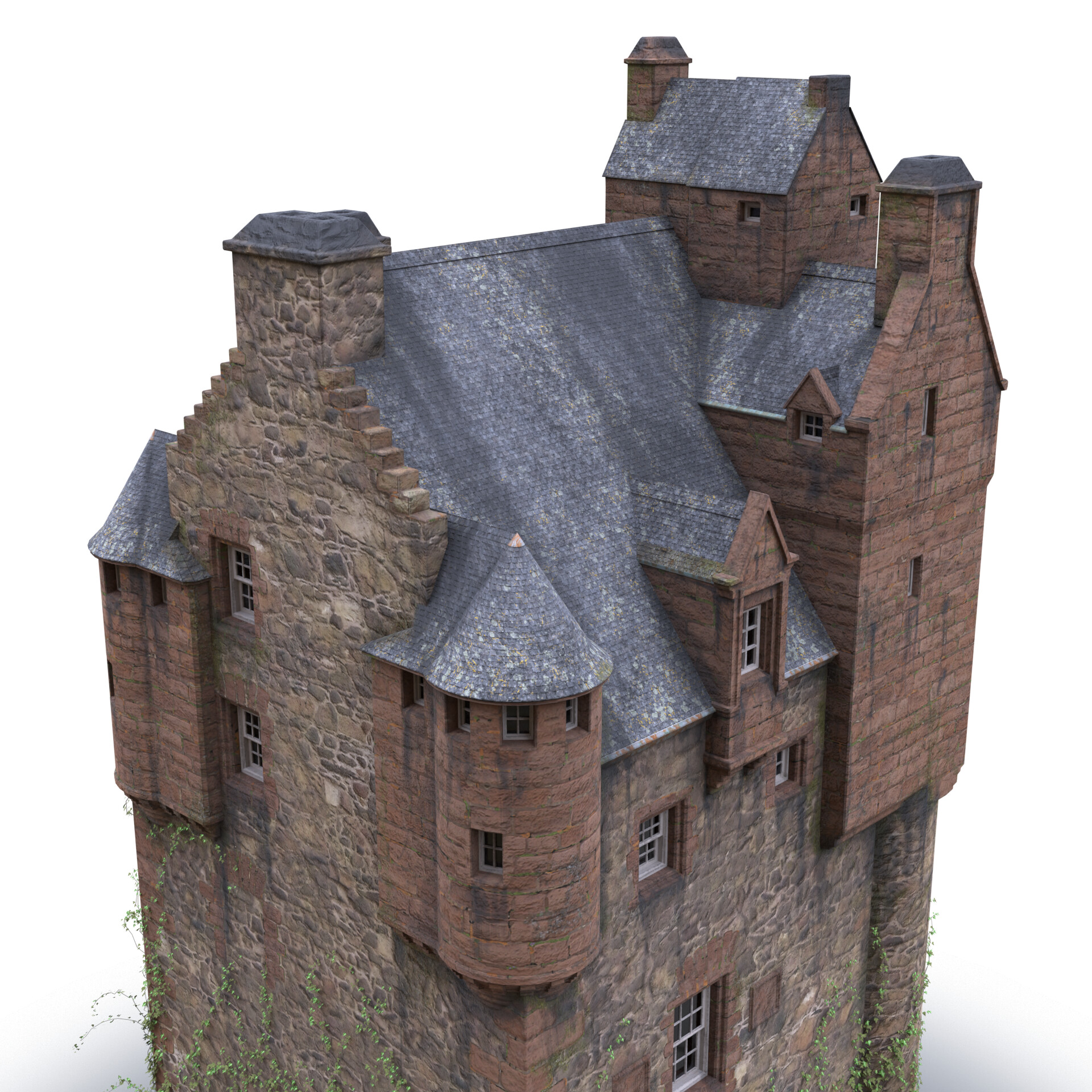 Steam Bird Design - 3D Model of the Amisfield Tower in Dumfries south ...