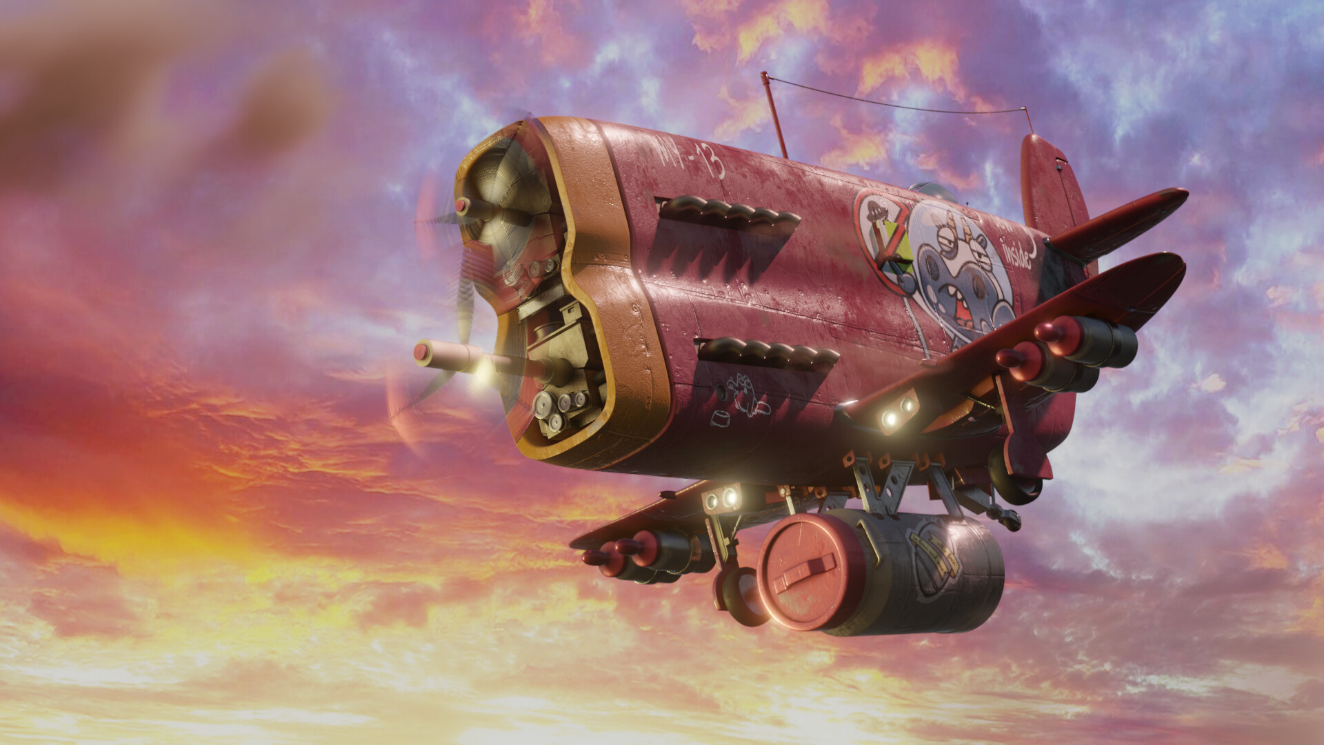 ArtStation - Plane MY-13