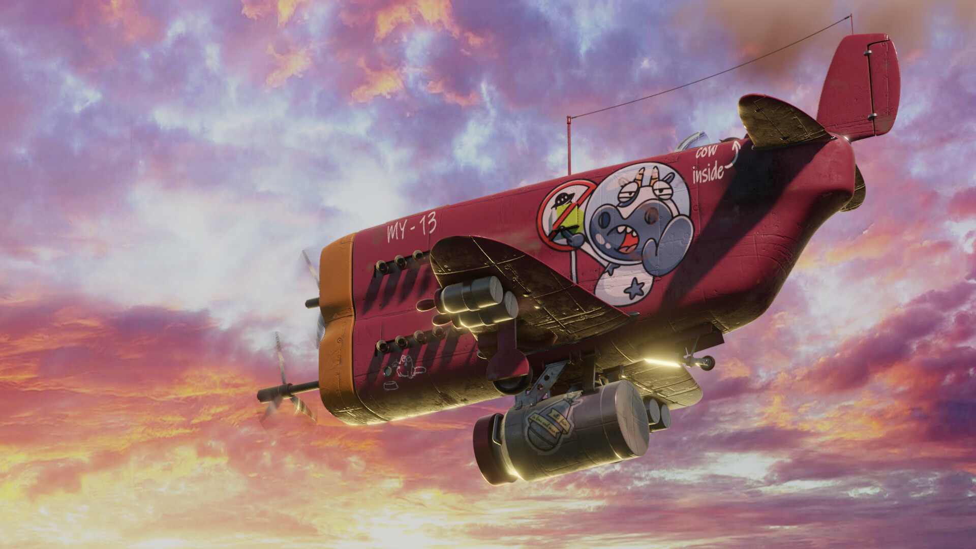 ArtStation - Plane MY-13