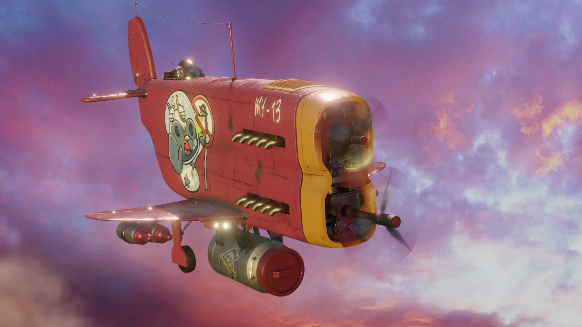 ArtStation - Plane MY-13