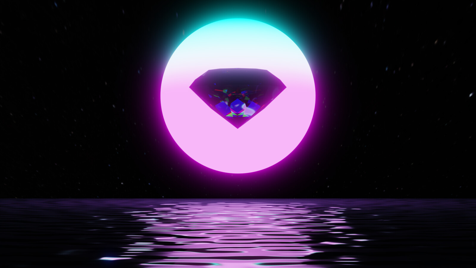 Kyle Looney - Outrun Aesthetic - Blender Project