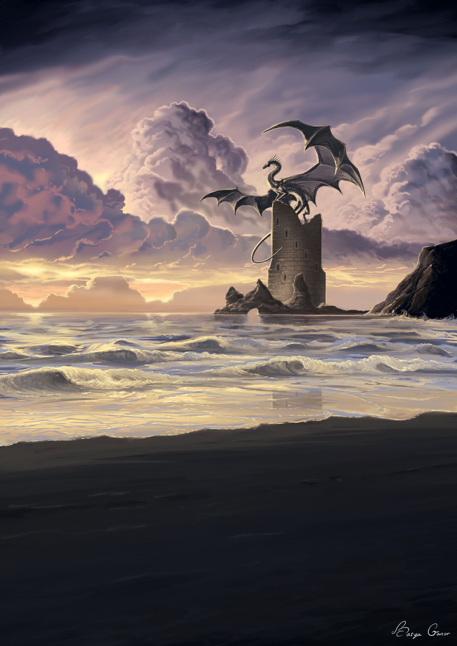 ArtStation - Golden Waves