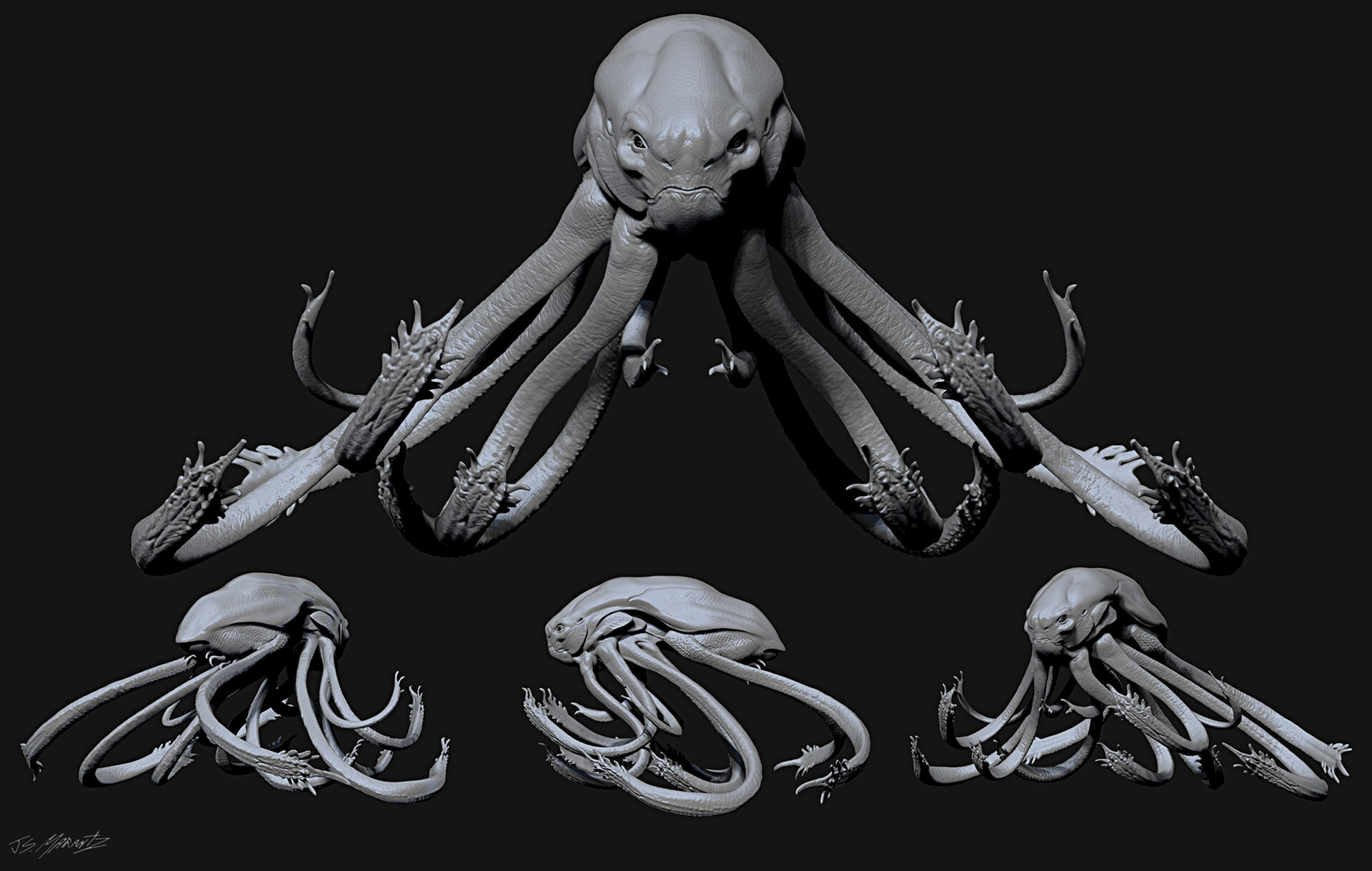 Jerad S. Marantz - Monster Truck Creature Designs