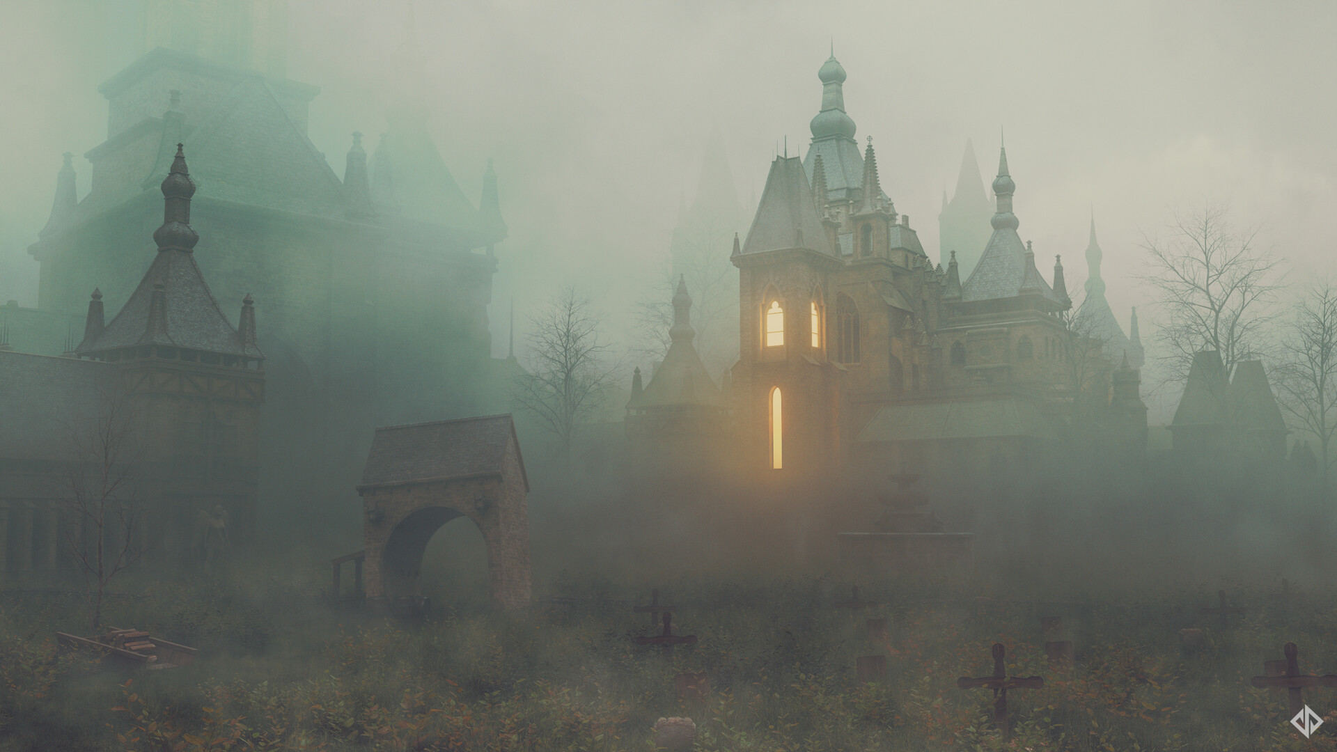 ArtStation - churchyard