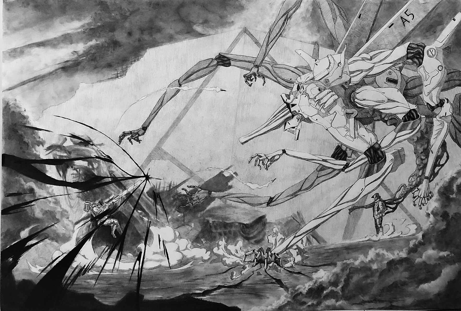 Derek Yu - some drawings [15-18 yr old]