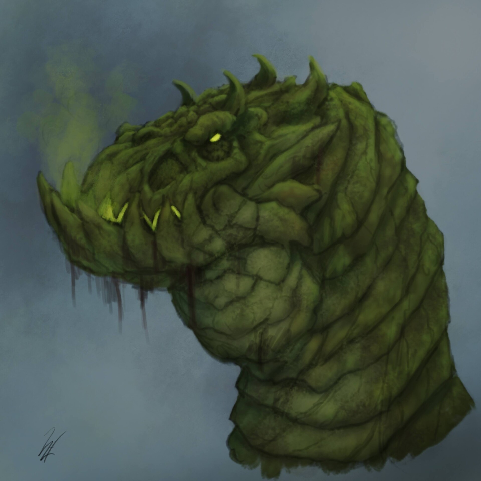 ArtStation - Dragon do pantano