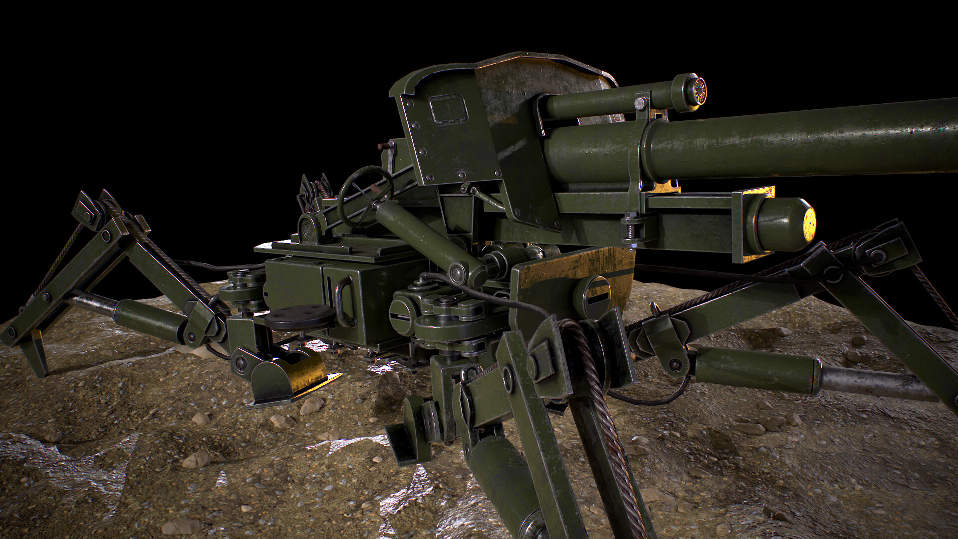 ArtStation - Self- propelled cannon