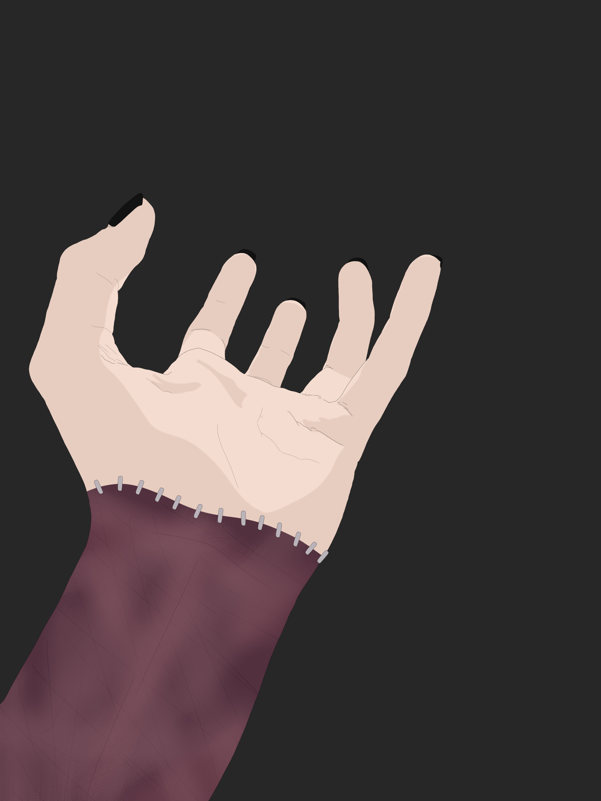 ArtStation - Dabi's hand