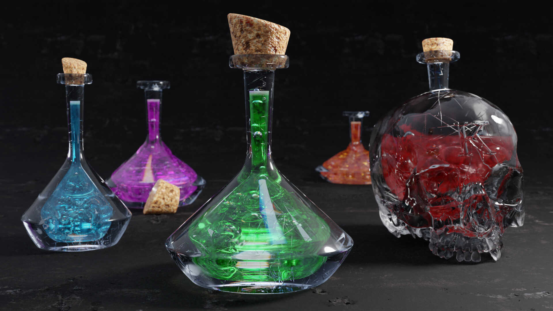 ArtStation - Fantasy Potion Model 3/3