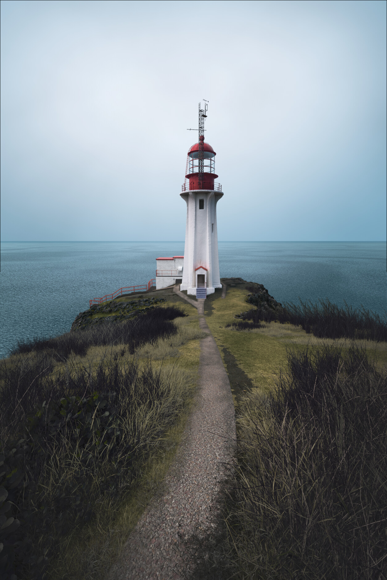 ArtStation - Sheringham Point Lighthouse: CG Photo Recreation