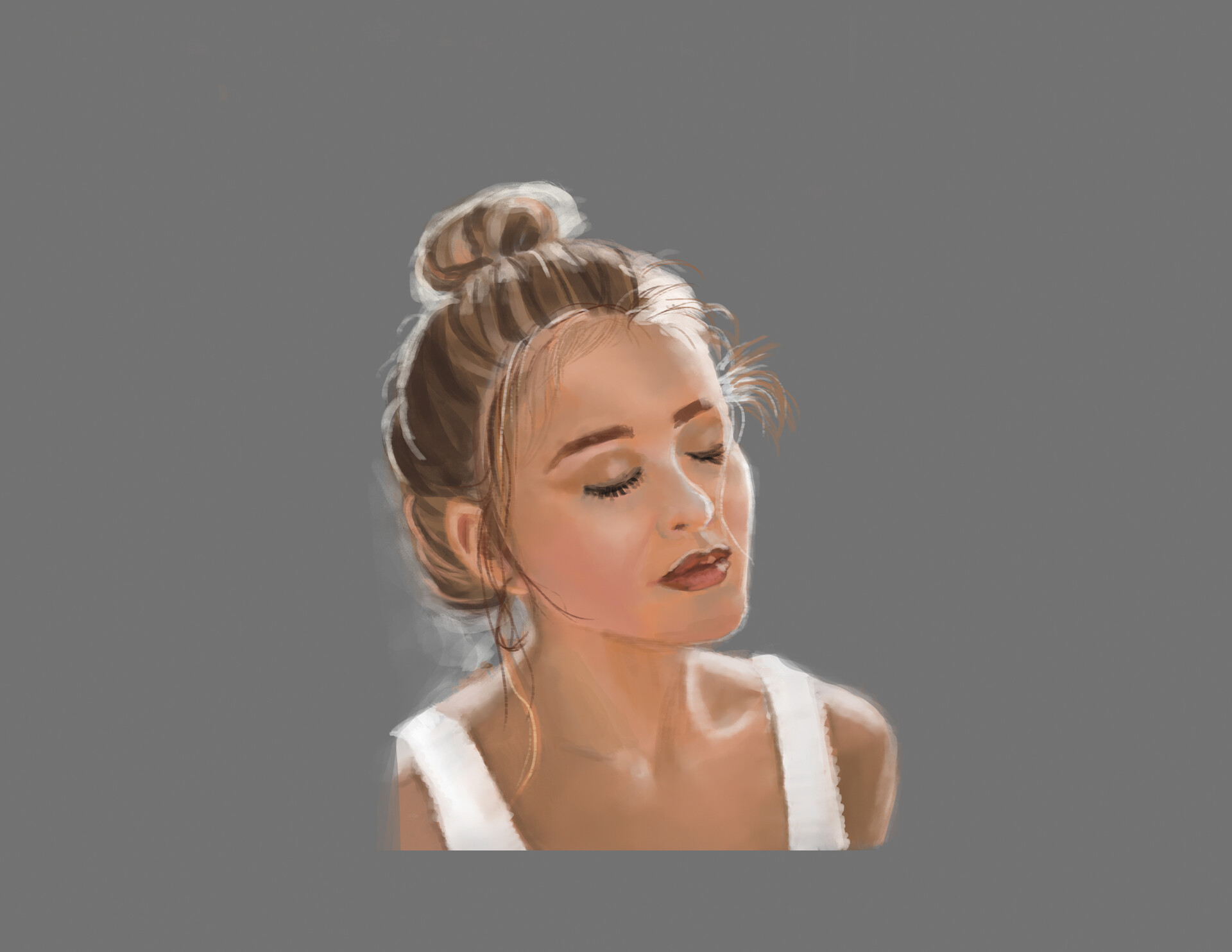 ArtStation - Portrait Paint Study