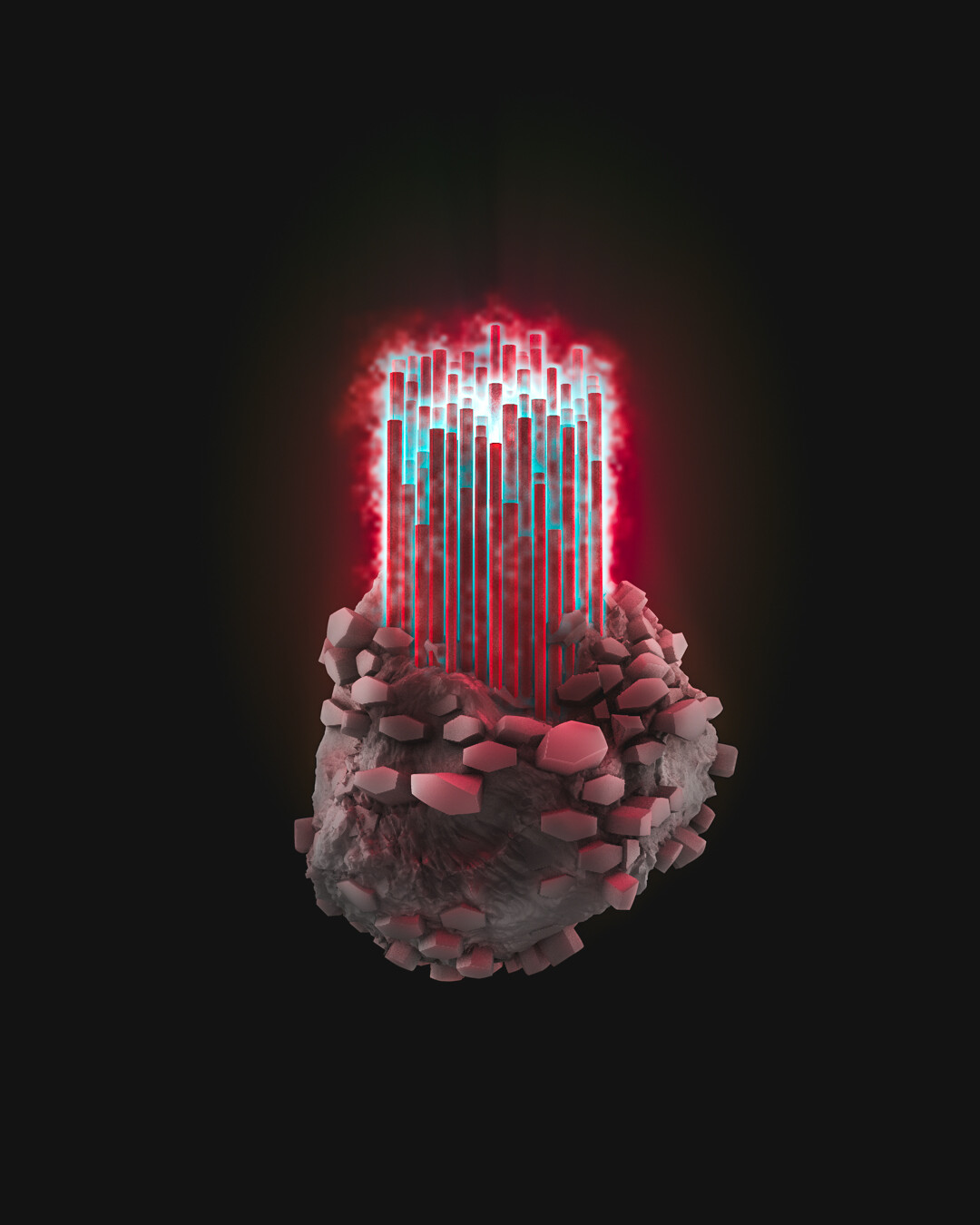 ArtStation - Radioactive crystal