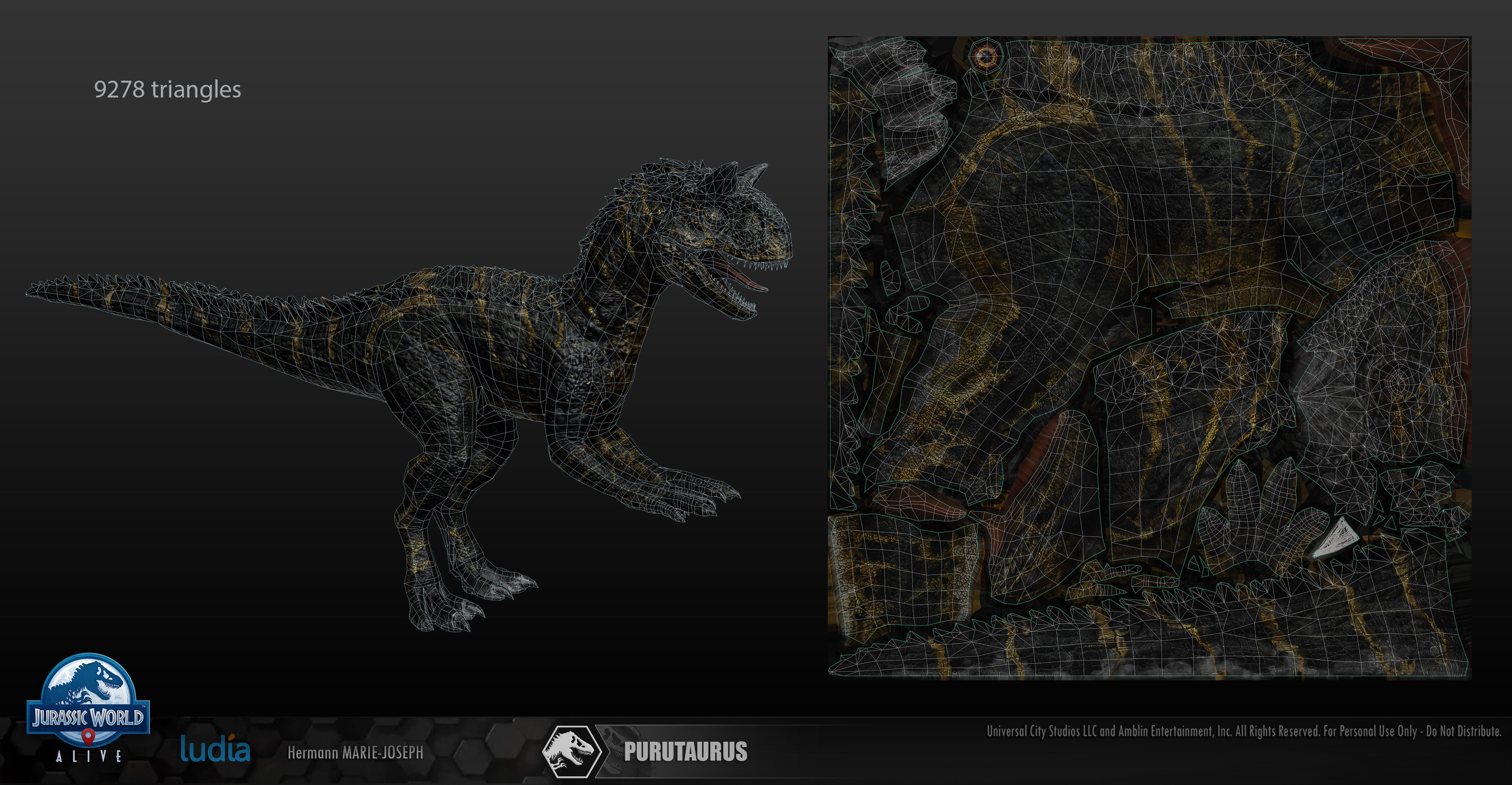 Hermann MARIE-JOSEPH - Purutaurus - Jurassic World Alive