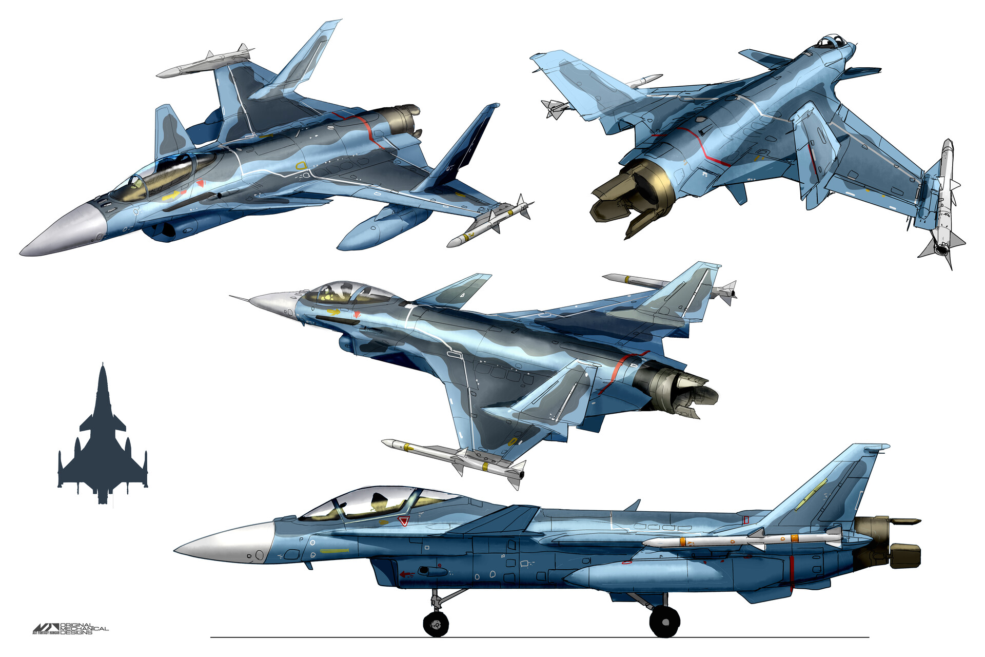 AST21 - Mitsubishi FS-X2 fighter proposal