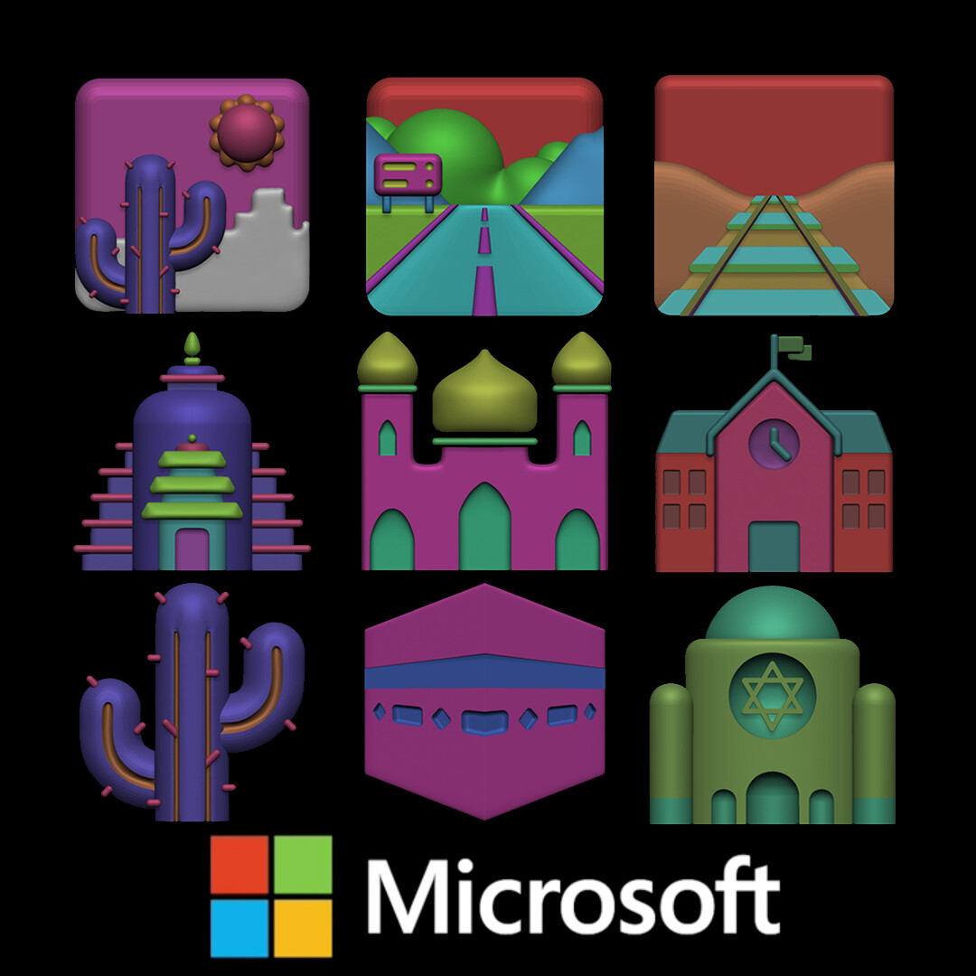 ArtStation - Microsoft-emojis