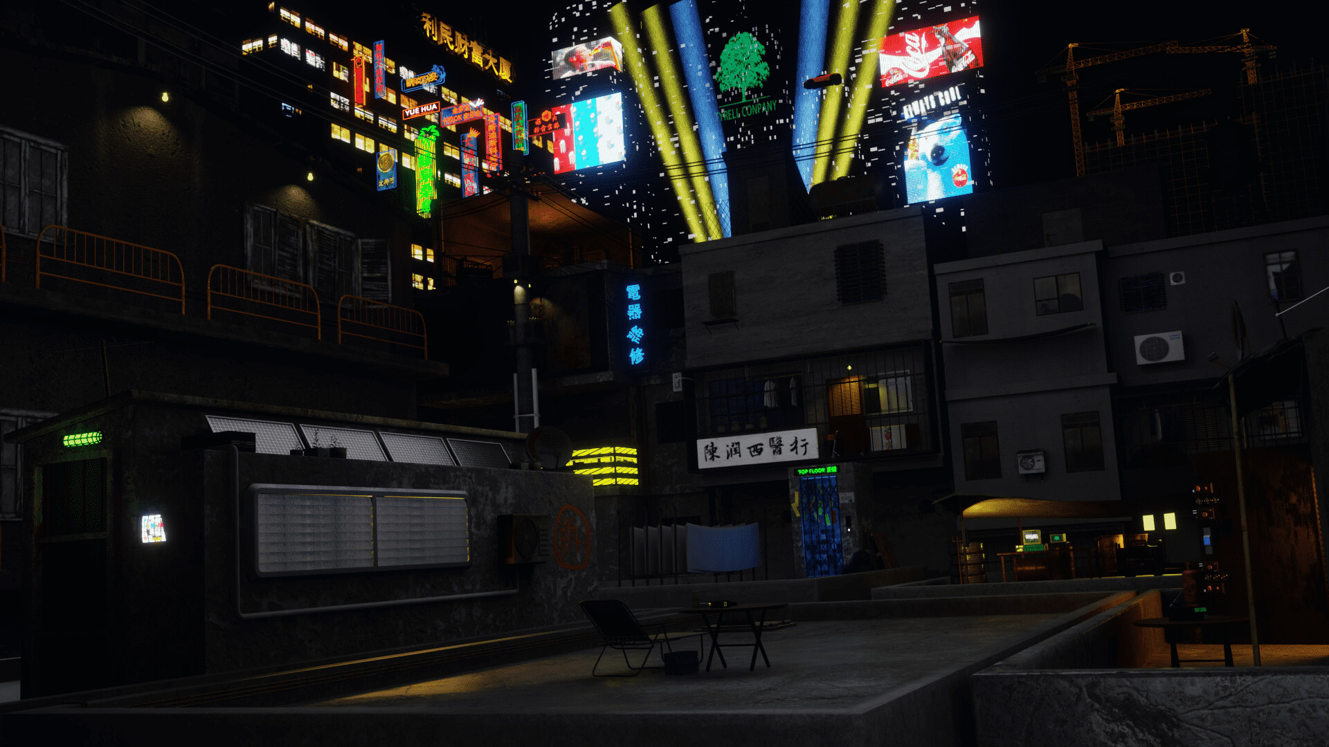 ArtStation - Kowloon city village 2065