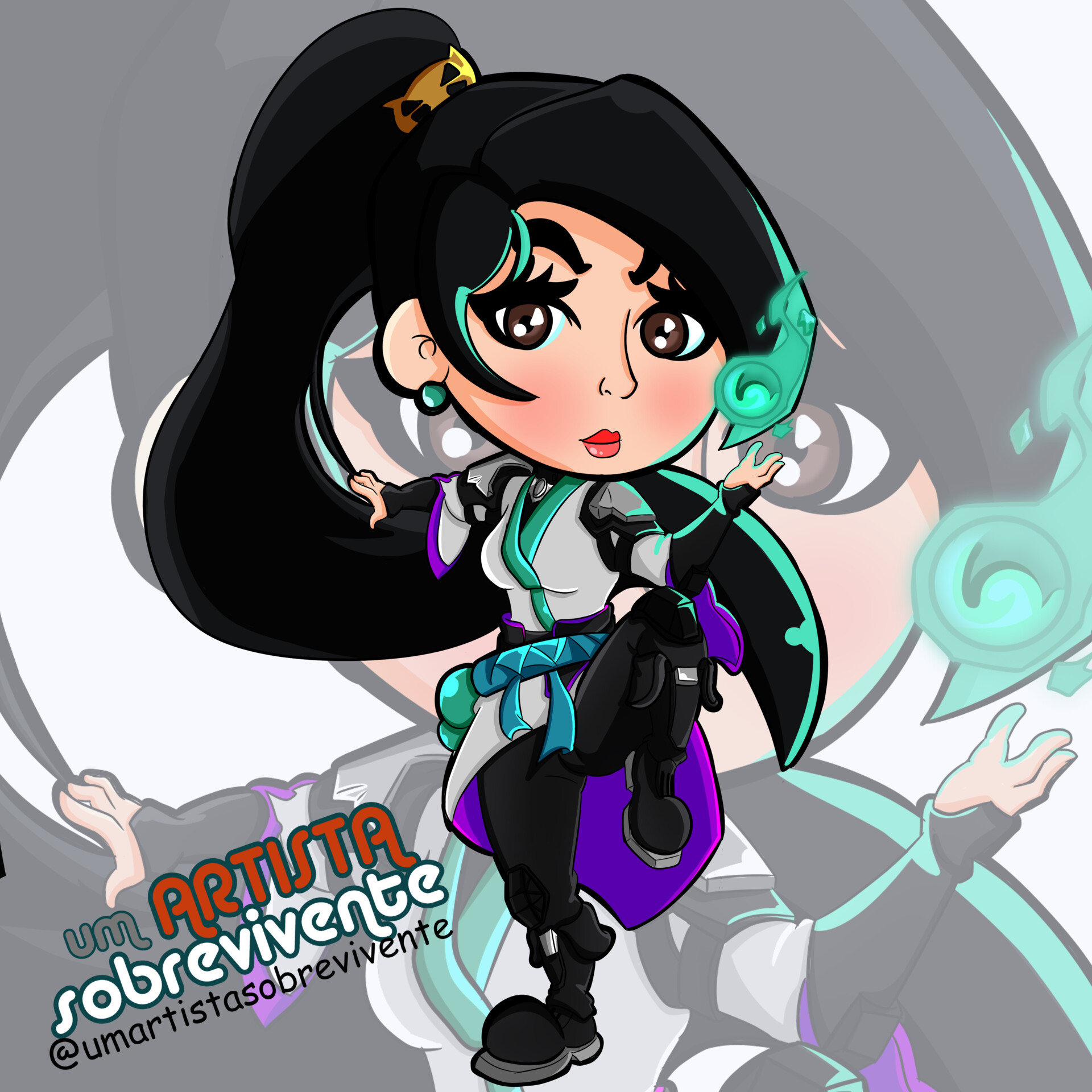 ArtStation - Chibi Fanart valorant 07