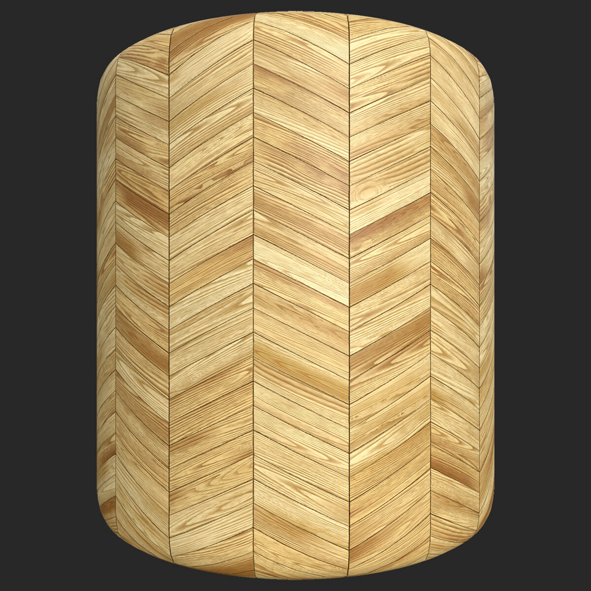 TextureCan - Chevron Maple Wood Flooring (FREE PBR Texture)